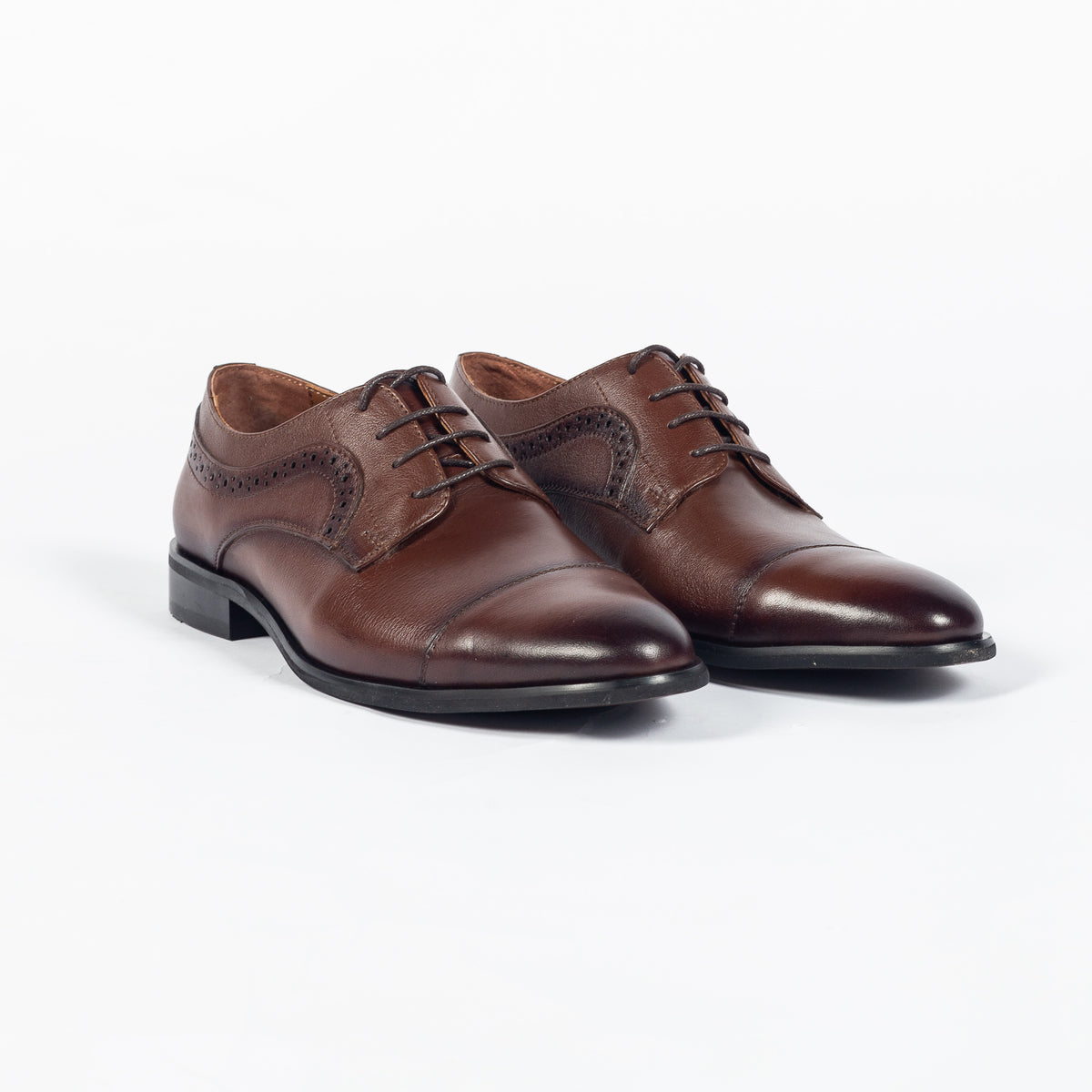 Dr. Mod Brown Brogue Cap Toe Dress Shoe – Mr.Derk